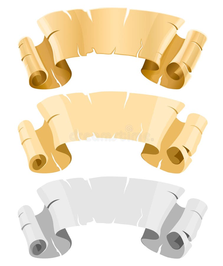 Old Paper Script with Stamp Stock Vector - Illustration of imposing ...
