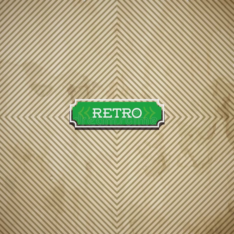 Vector Old Paper Sheet with Square Geometrical Pattern Stock Vector ...