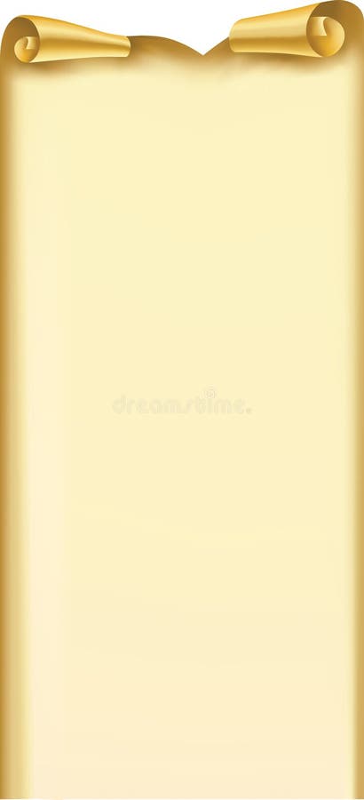 Vector. Old Scroll, Manuscript Stock Vector - Illustration of sign ...