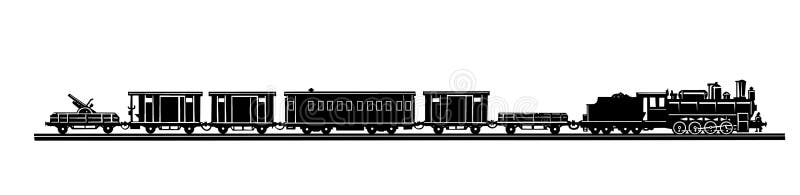 Retro Train, Vintage Emblem Stock Vector - Illustration of train ...