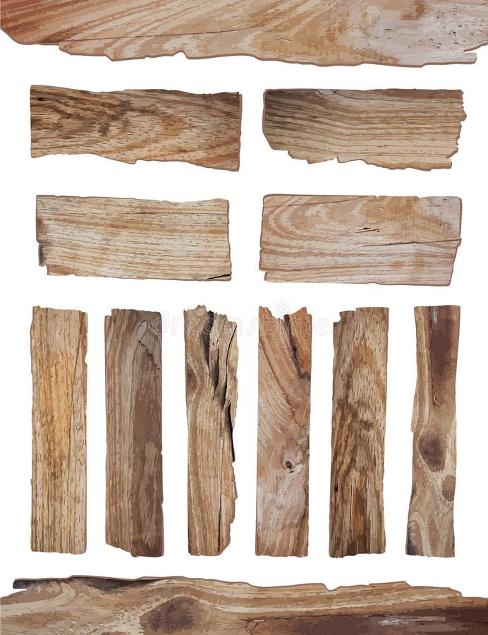 Horizontal Single Wood Plank