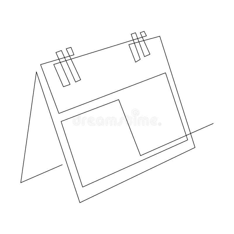 Clock Calendar Line Drawing Stock Illustrations – 772 Clock Calendar ...