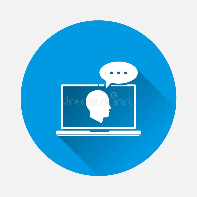 Online Training Icon. Remote Web Training Stock Vector - Illustration ...