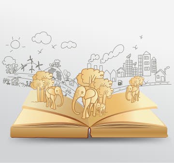 Open Book Creative Drawing Stock Illustrations – 6,529 Open Book ...