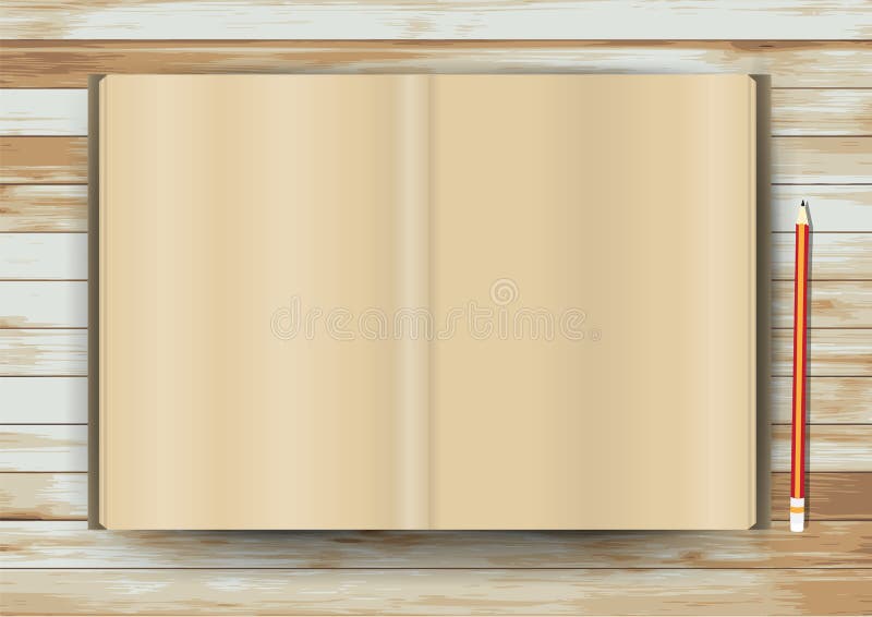 Vector Book with Drawing Charts and Graphs Busines Stock Vector ...