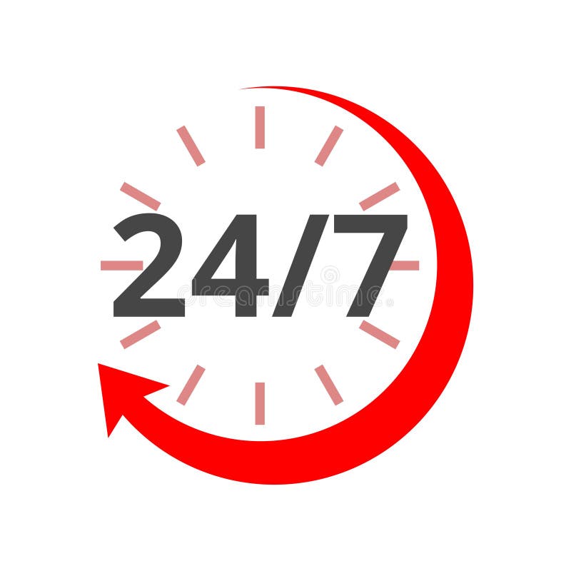 Vector open hours icon stock vector. Illustration of open - 168794605