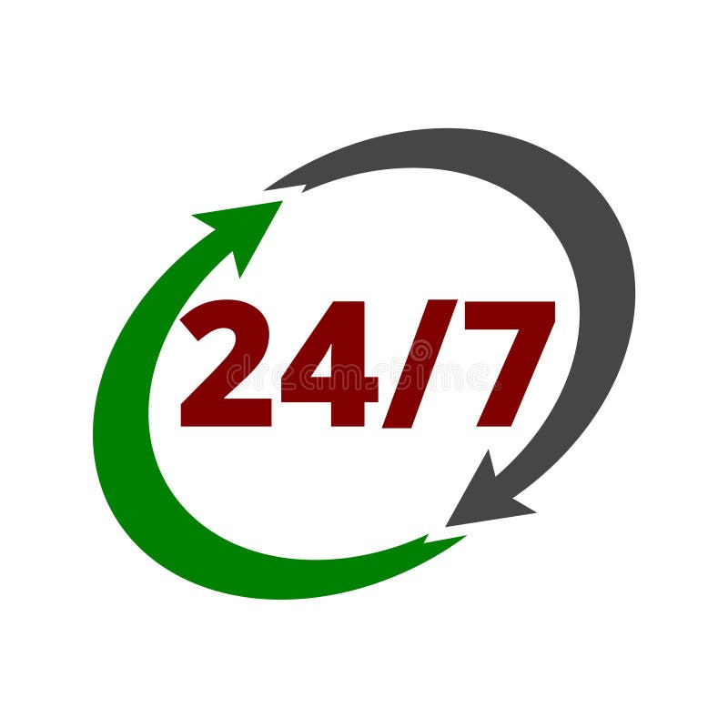 Vector open hours icon stock vector. Illustration of sign - 168794616