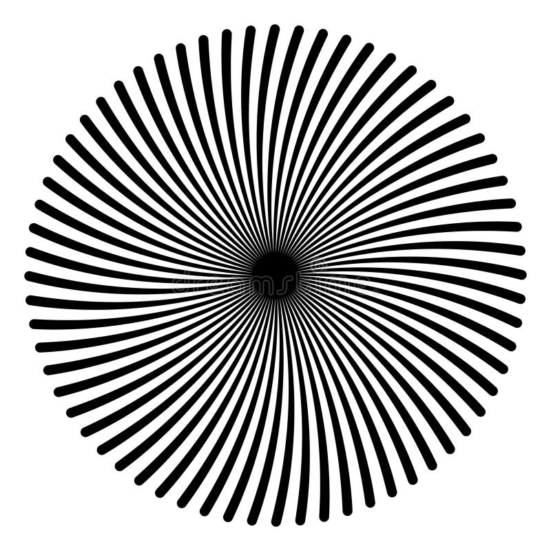 Vector optical illusion stock vector. Illustration of radiant - 306067052