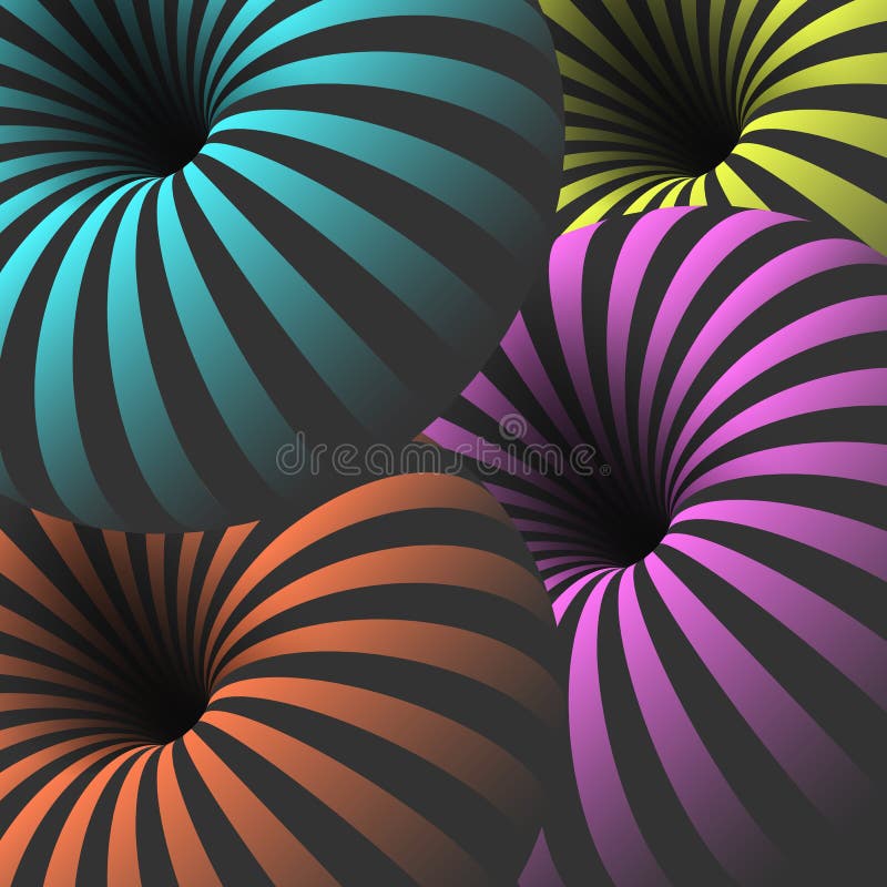 Vector Optical Illusion stock vector. Illustration of hole - 96503701