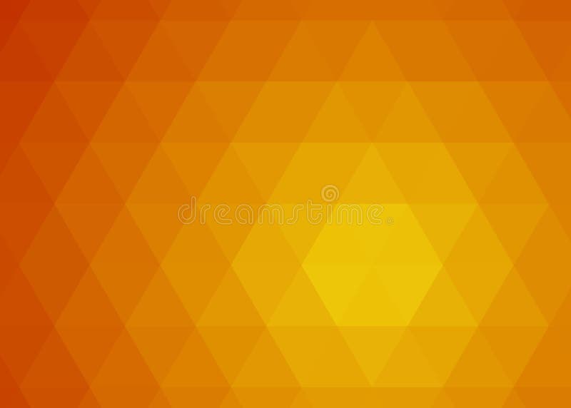 Vector Orange Triangle Background Stock Vector - Illustration of ...