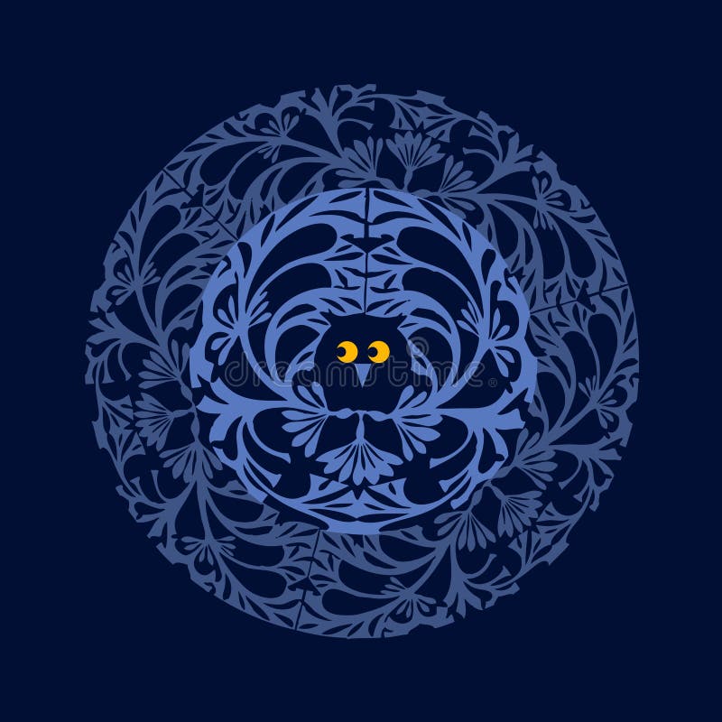 Organic Circle Pattern stock vector. Illustration of ornament - 17658722