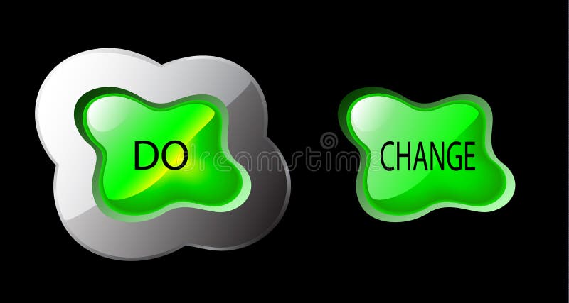 Green light icons stock vector. Illustration of glassy - 6755673