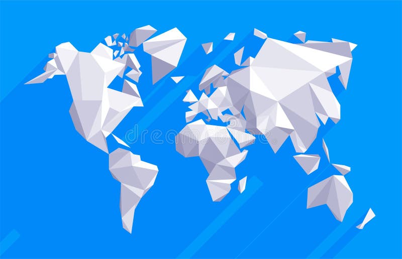 Triangle World stock vector. Illustration of abstract - 31593068