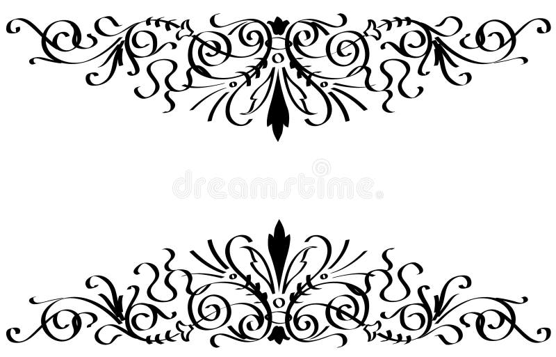 Steampunk Flourish stock illustration. Illustration of title - 26674791