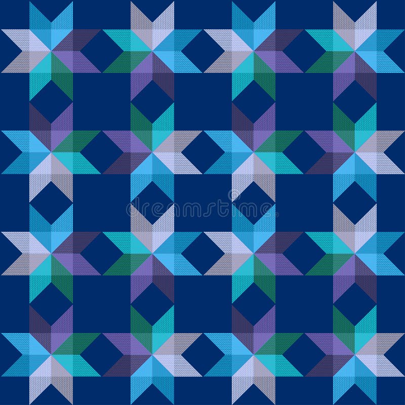 Vector Ornament from Folk Star Stock Vector - Illustration of frame ...