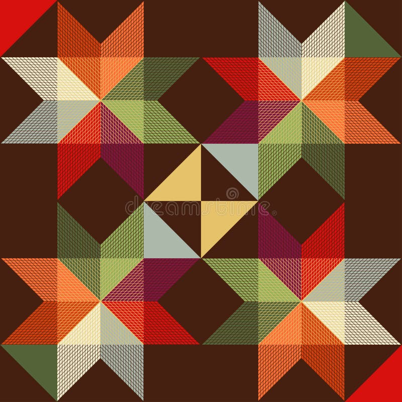 Vector Ornament from Folk Star Stock Vector - Illustration of norwegian ...