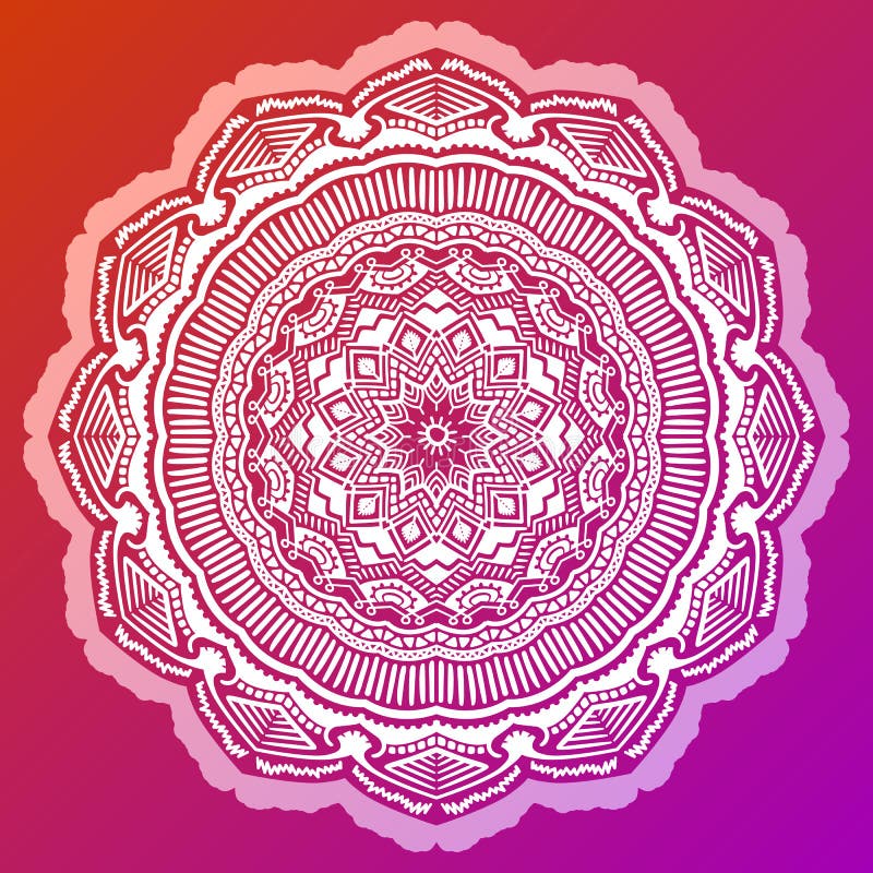 Single Line Drawing Mandala Stock Illustrations – 425 Single Line ...