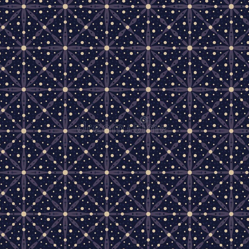 Vector Ornament Seamless Pattern Wallpaper Stock Illustration ...