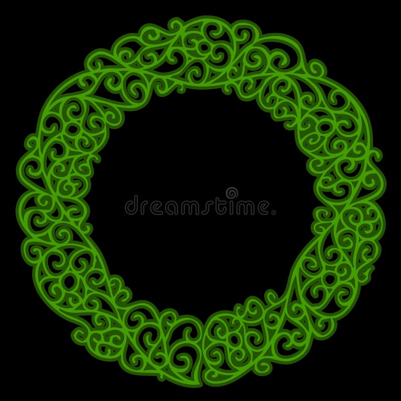 Vector Ornamental Circle stock vector. Illustration of element - 21434671