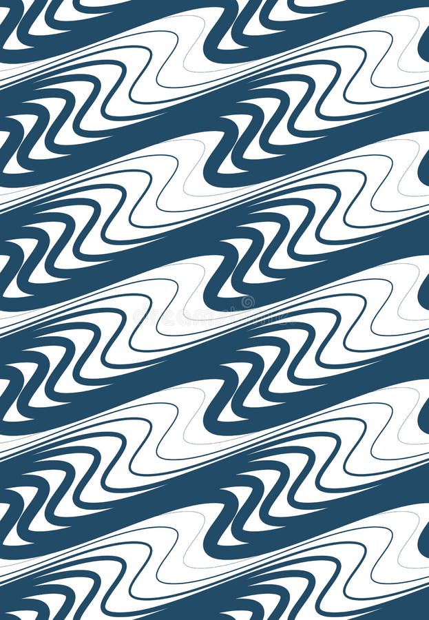 Vector Ornamental Continuous Background Made Using Undulate Line Stock ...