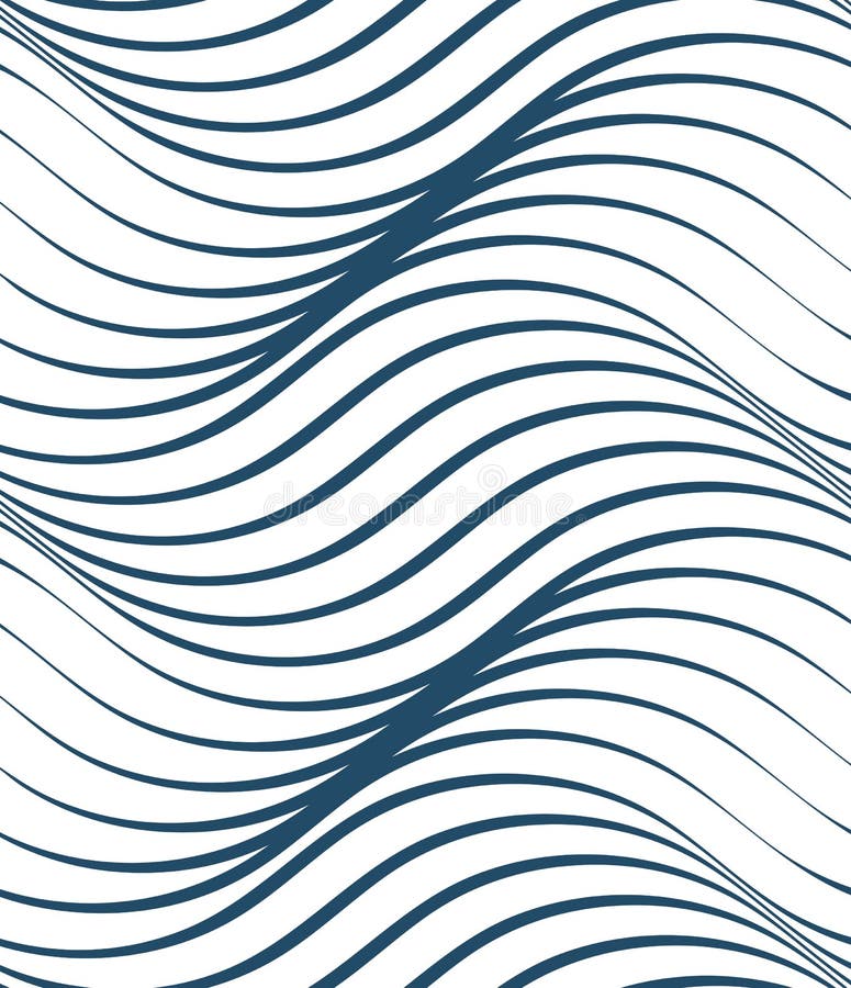 Vector Ornamental Continuous Background Made Using Undulate Line Stock ...
