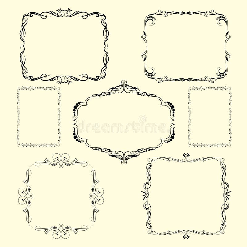 Vector Ornamental Design Borders and Corners. Stock Vector ... Vector Ornamental Design Borders and Corners. Stock Vector ...