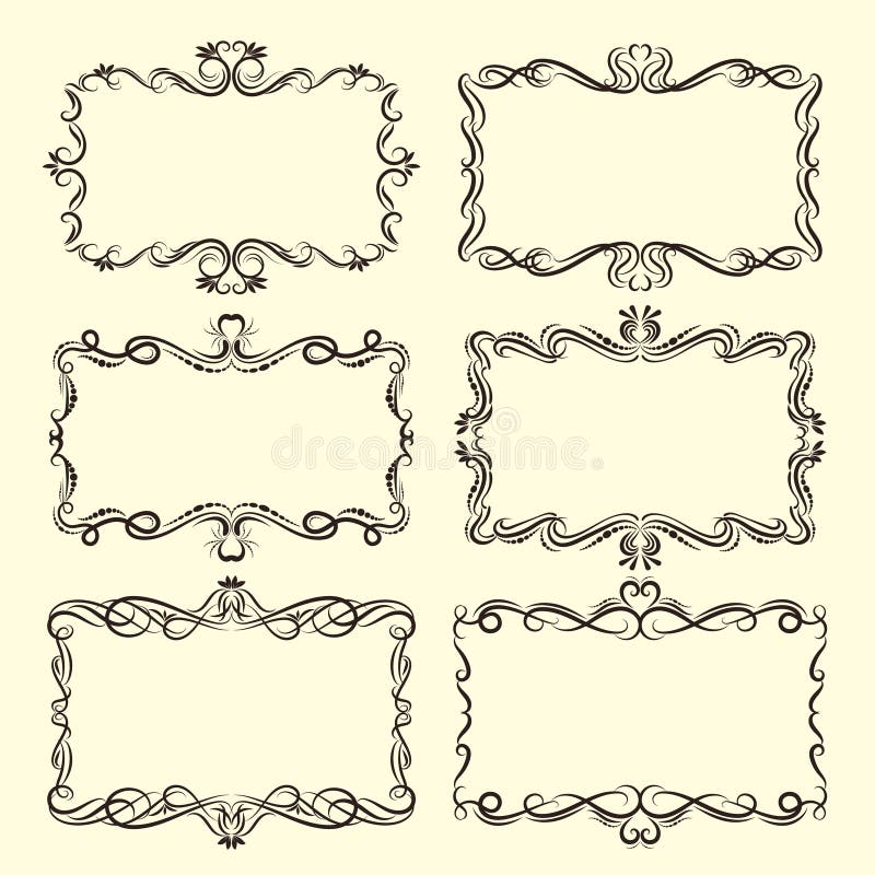 Vector Ornamental Design Borders and Corners. Stock Vector ... Vector Ornamental Design Borders and Corners. Stock Vector ...