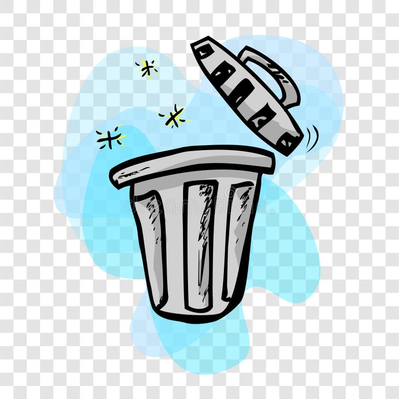 Trash Bin Draw Stock Illustrations – 374 Trash Bin Draw Stock ...