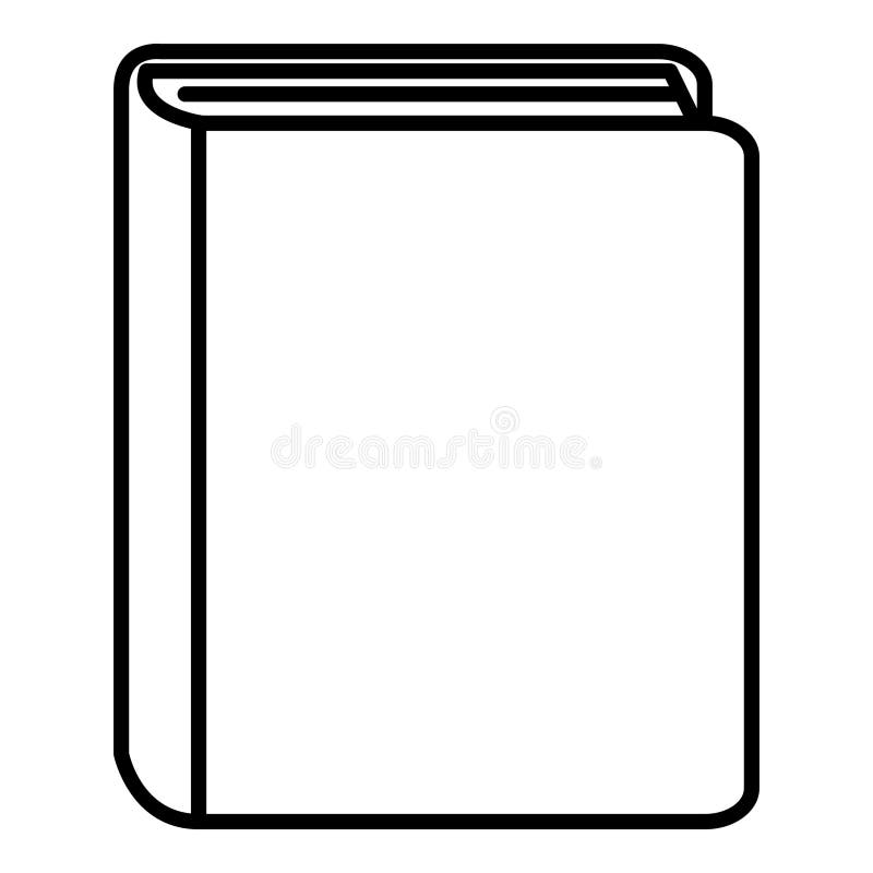 Closed Book Cartoon Vector Symbol Icon Design. Beautiful Illustration Isolated on White ...