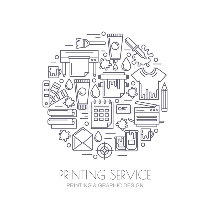 Logo Printer Service Stock Illustrations – 800 Logo Printer Service ...
