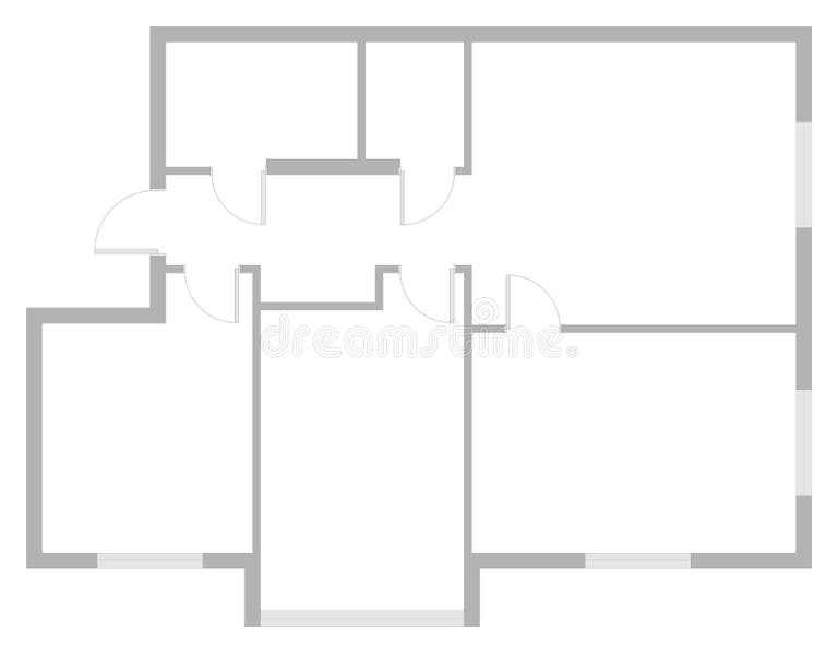 Outline Apartment Plan Stock Illustrations – 13,798 Outline Apartment ...