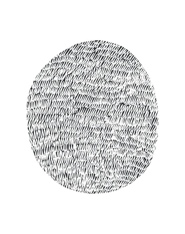 Vector Oval Element Isolated on White Background. Stock Vector ...