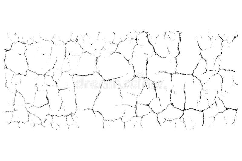 Vector Overlay Abstract Texture. Crack Ground for Abstract on White ...