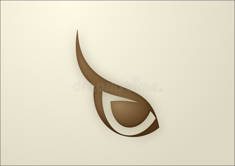 Vector owl eye stock vector. Illustration of generic - 10831085