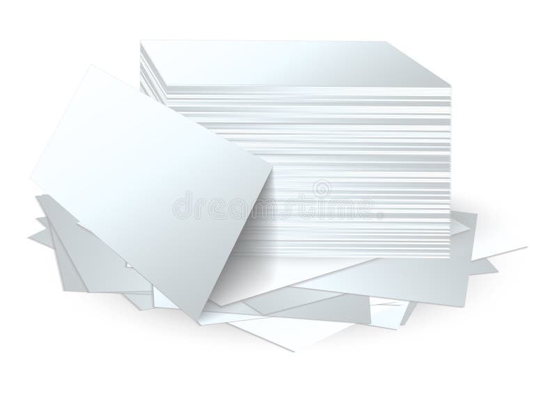 Vector pack of paper stock vector. Illustration of blank - 280349880
