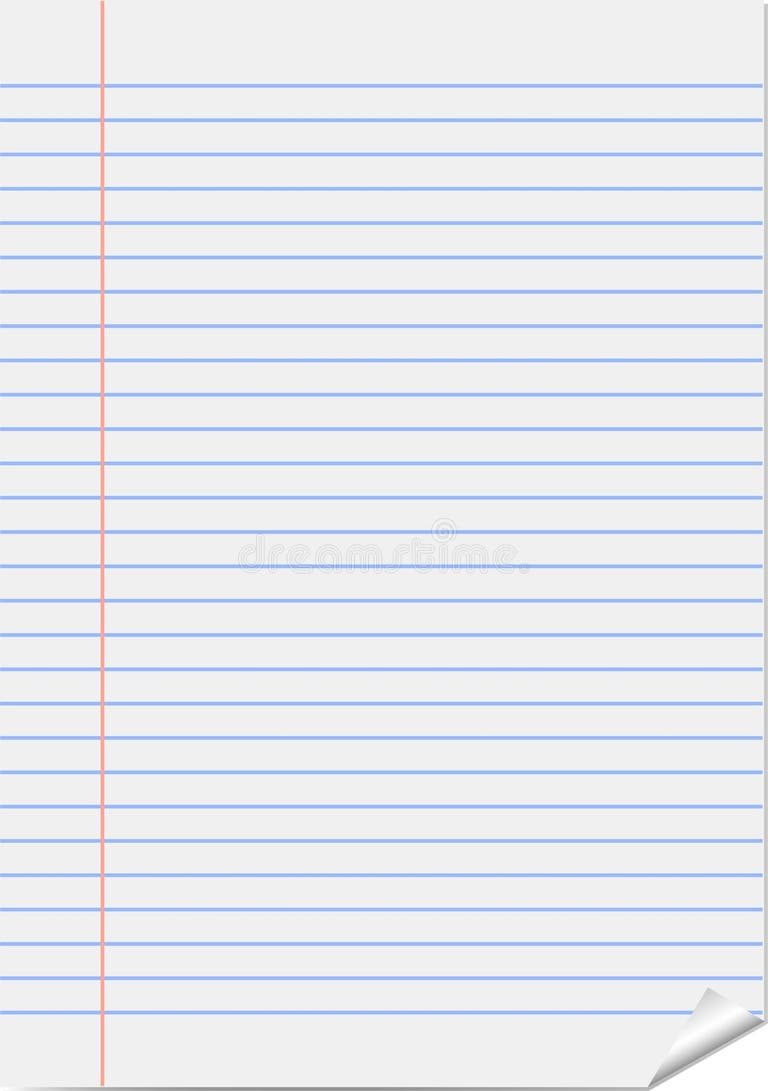 Lined Paper Red Margin Stock Illustrations – 377 Lined Paper Red Margin ...