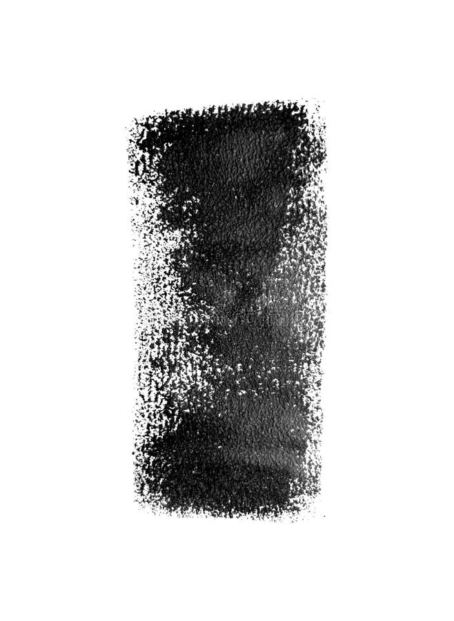 Vector Paint Smear. Artistic Abstract Ink Print Made with Brush Stock ...