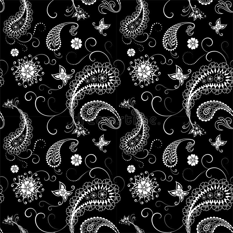 Red paisley pattern stock vector. Illustration of textile - 111469052