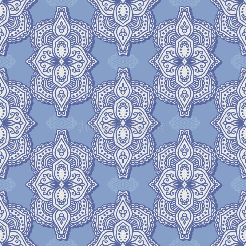 Flower paisley pattern stock vector. Illustration of decor - 62060747