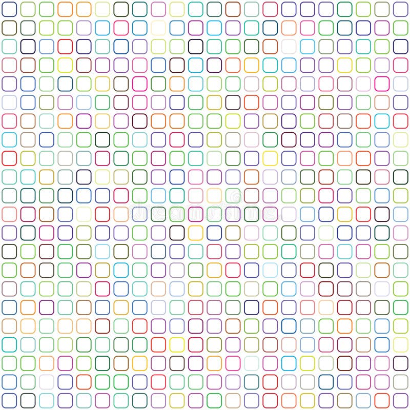 Vector Palette. 484 Outlines of Shapes Chaotically Colored Stock Vector ...