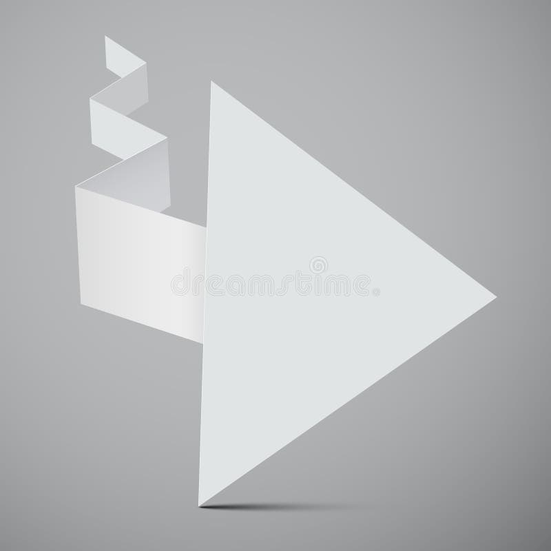 Vector Paper Arrow stock vector. Illustration of concept - 62093688