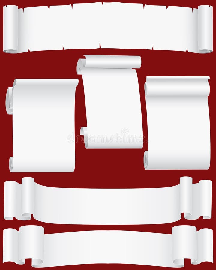 Vector Paper Banners And Scrolls Picture. Image: 21122492