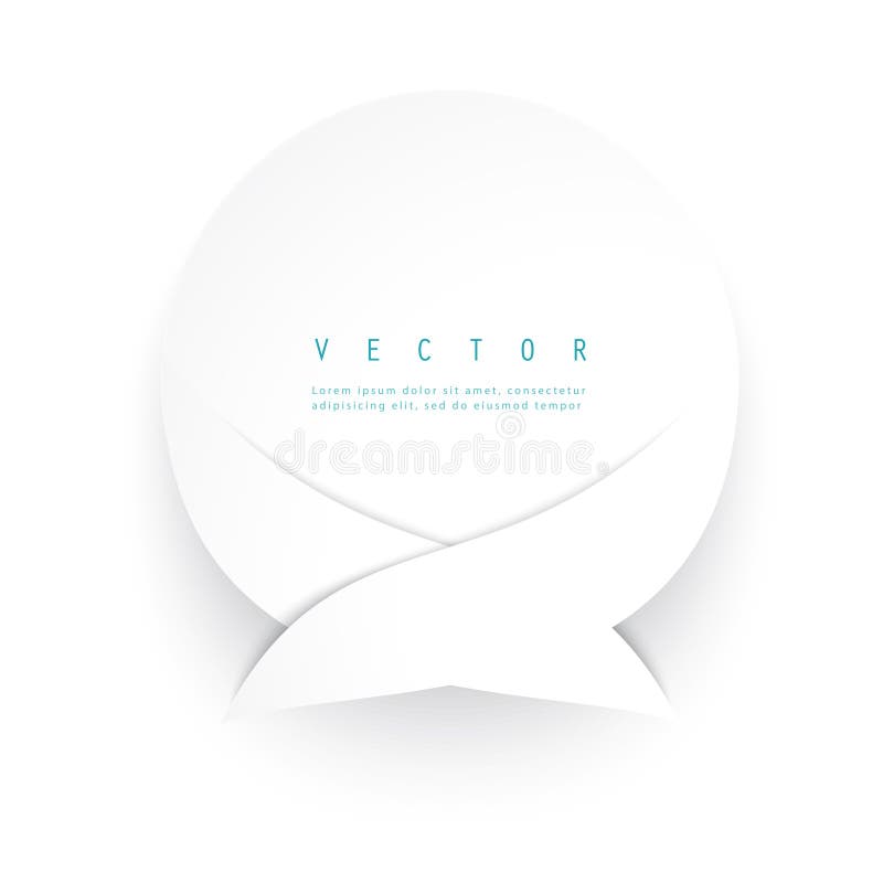 Vector Paper Circle with Drop Shadows Stock Vector - Illustration of ...