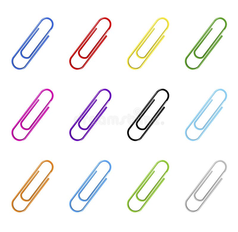Vector of Paper Clips stock illustration. Illustration of green - 42376959 Vector of Paper Clips stock illustration. Illustration of green - 42376959