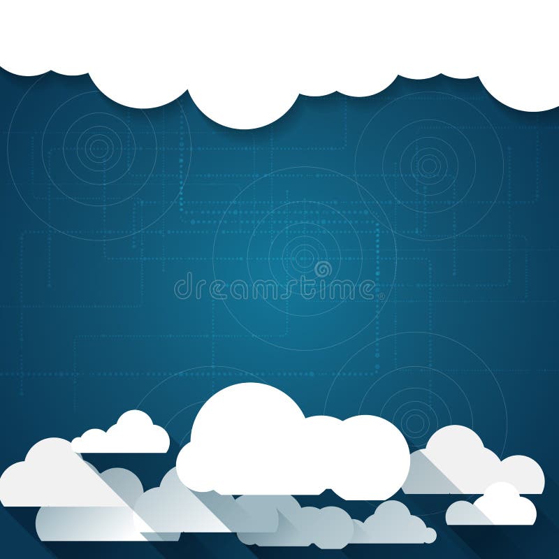 Floating Paper Clouds Background Stock Illustrations – 969 Floating ...