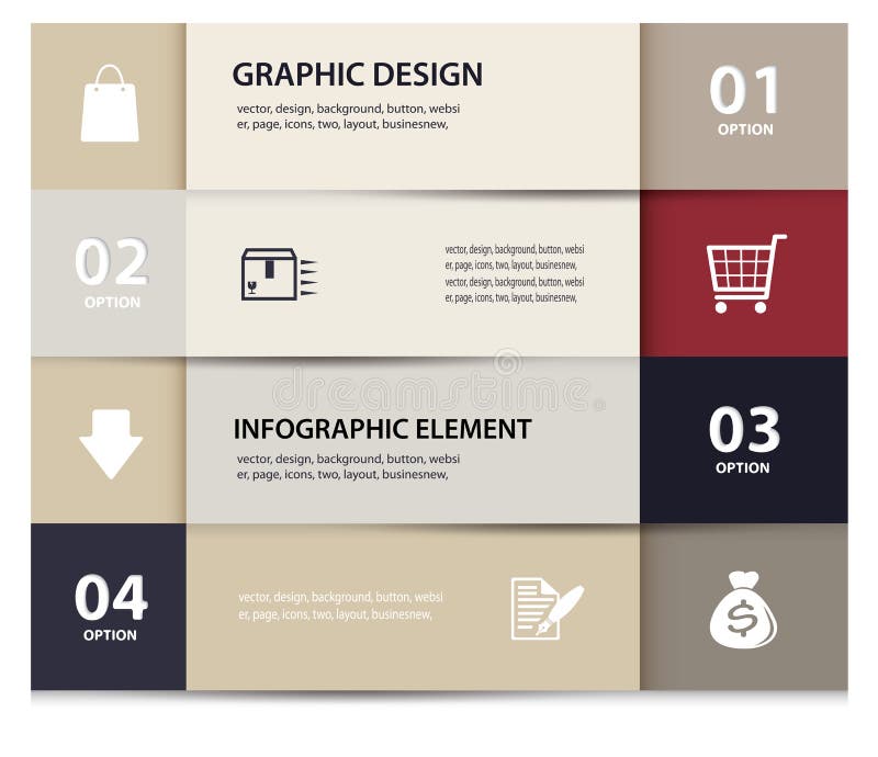 Paper E Commerce and Numbers Design Stock Vector - Illustration of ...