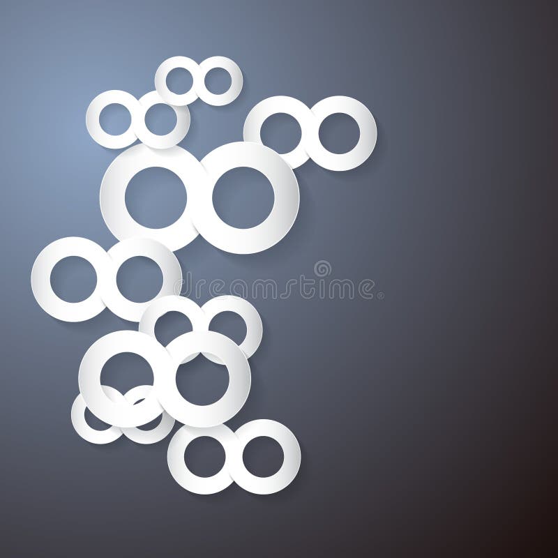 Paper Infinity Symbol on Grey Background Stock Vector - Illustration of ...
