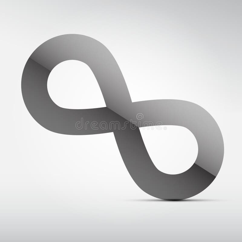 Vector Paper Infinity Symbol Stock Vector - Illustration of shape ...