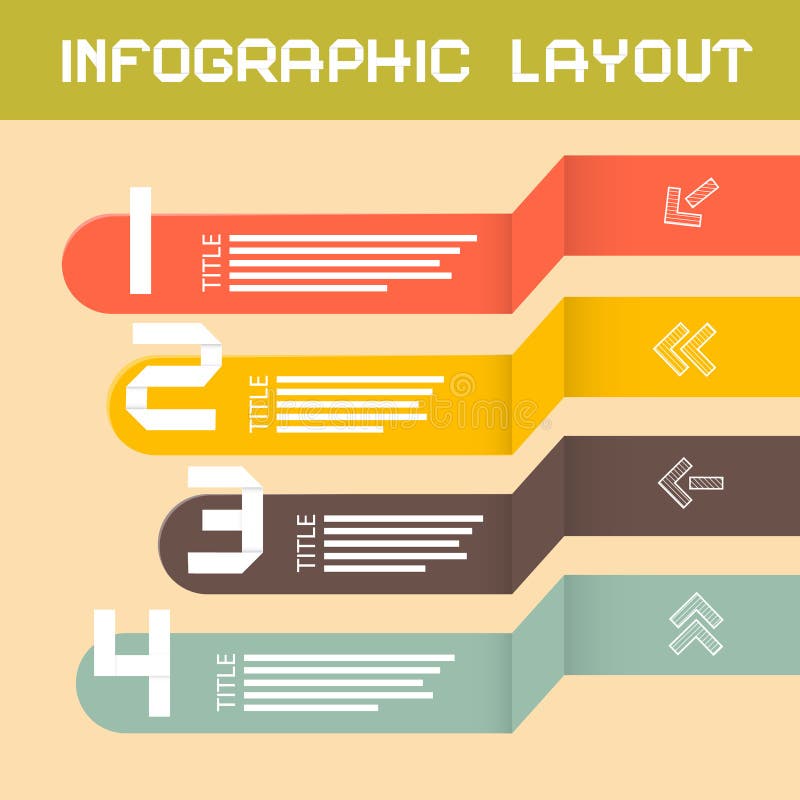 Vector Paper Infographics Layout Stock Vector - Illustration of concept ...