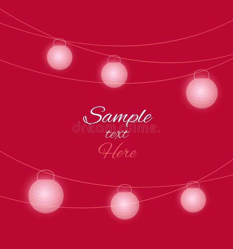 Vector paper lantern stock vector. Illustration of culture - 87778622